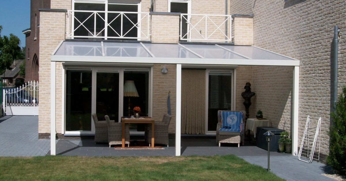 Orkam | veranda, aluminium overkapping, afdak in aluminium, metaal