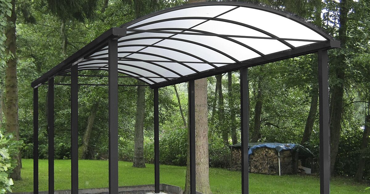 Carport boog 300 x 300 cm ( inrijbreedte x diepte ) / 4 palen… | Orkam